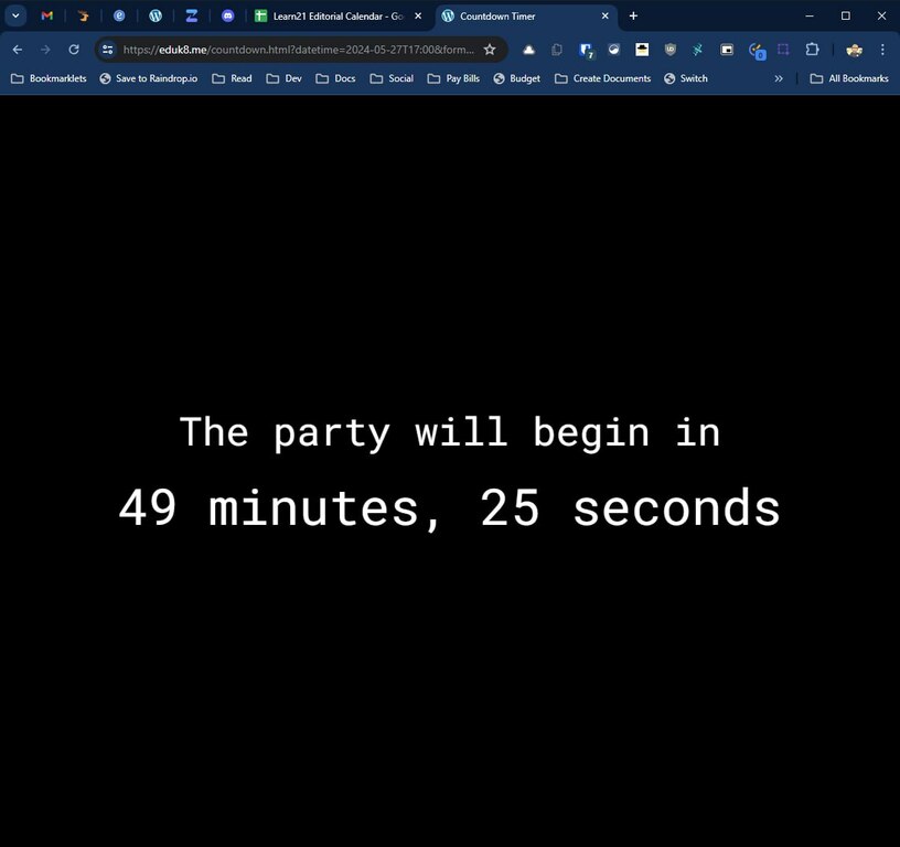 GitHub - Eduk8me/countdownclock